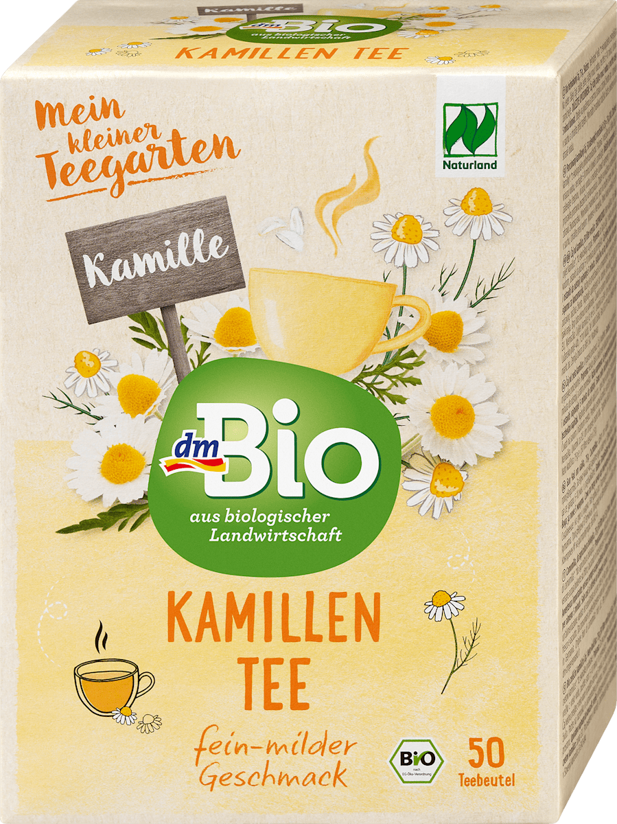 dmBio Camomilla biologica, 50 filtri, 75 g | dm Italia