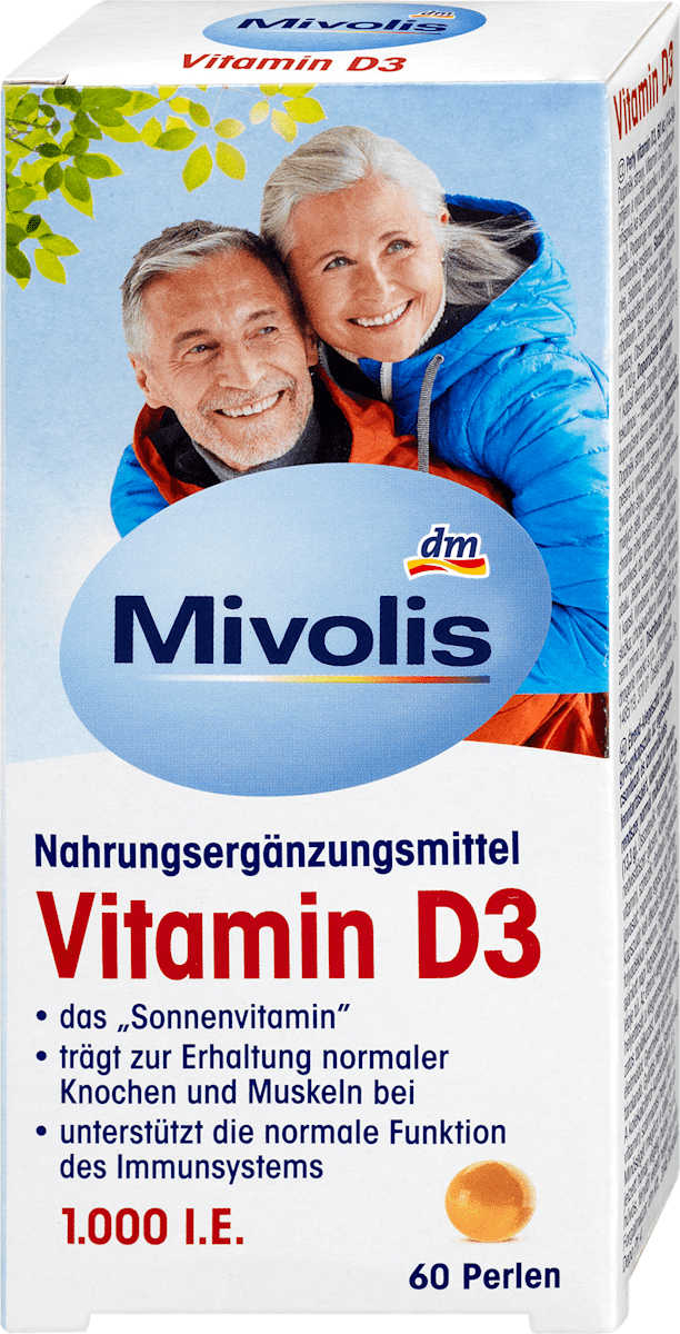 Mivolis Kapsule vitamin D3, 60 kom. | dm-drogeriemarkt.ba