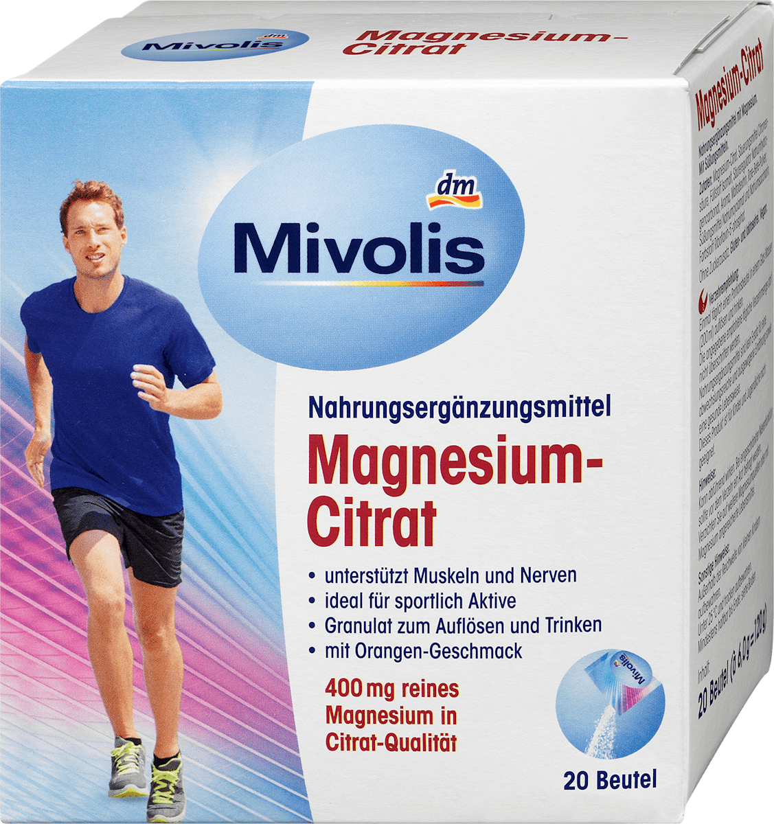 Mivolis Magnesium-Citrat Portionsbeutel, 120 g | dm.at