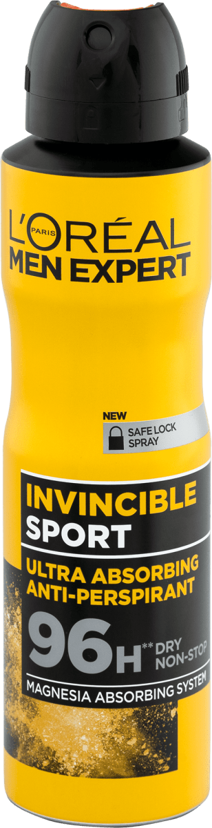 L'ORÉAL PARiS MEN EXPERT Invincible Sport antiperspirant u spreju, 150 ...