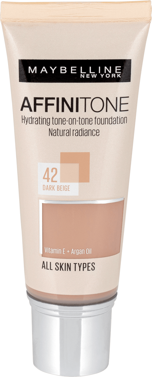 MAYBELLINE NEW YORK Affinitone fond de ten 42 Dark Beige, 30 ml | dm.ro