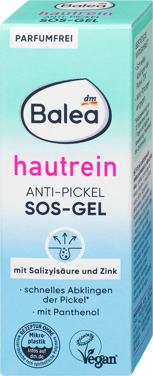Balea Gél na akné SOS hautrein, 15 ml | mojadm.sk