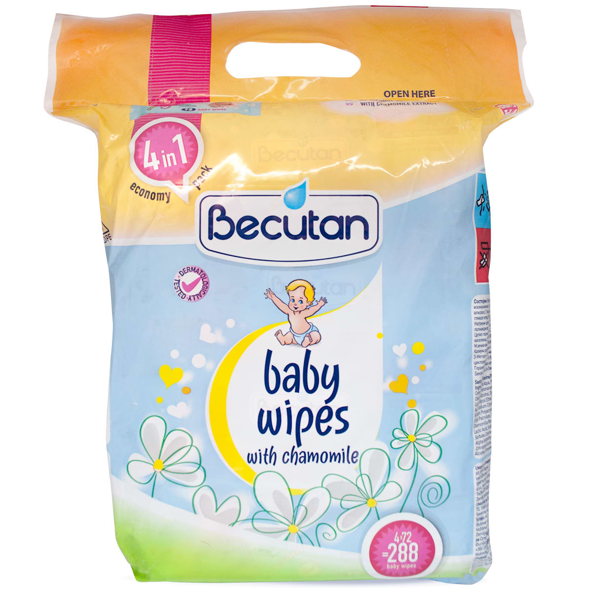 Becutan Baby vlažne maramice, 288 kom | dm.rs