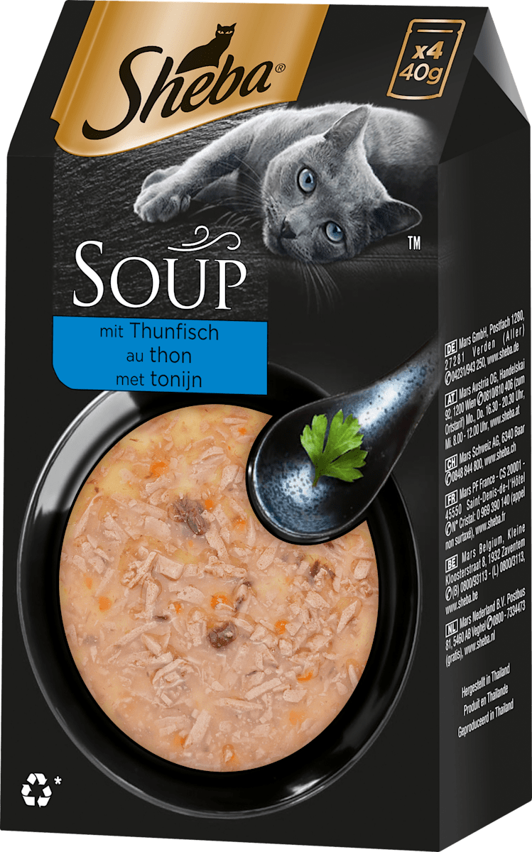 Sheba Katzensnack Classic Soup mit Thunfisch, 160 g | dm.at