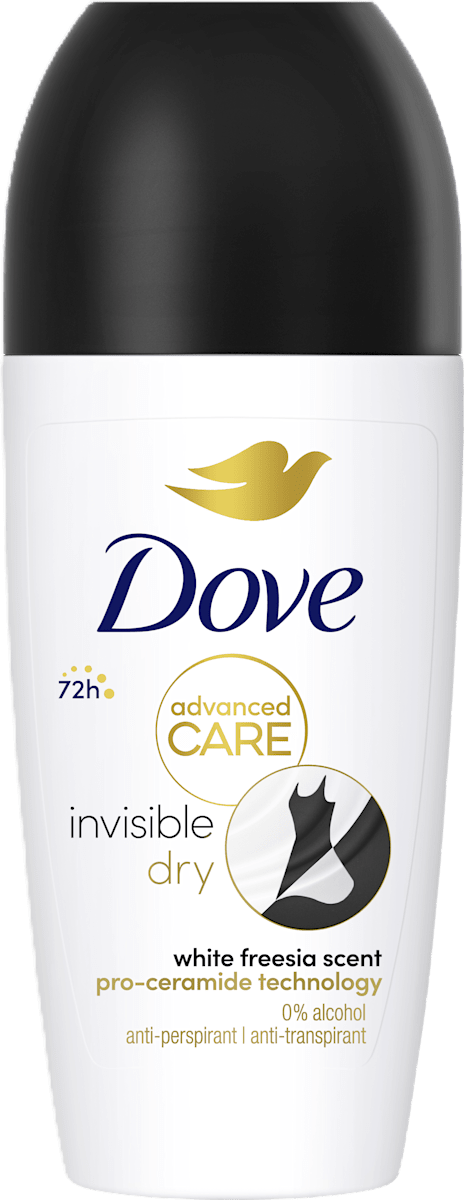 Dove Deodorante roll-on Invisible Dry, 50 ml | dm Italia