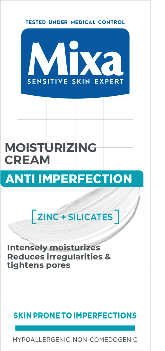 Mixa Anti-Imperfection dnevna krema za lice za osjetljivu kožu, 50 ml ...