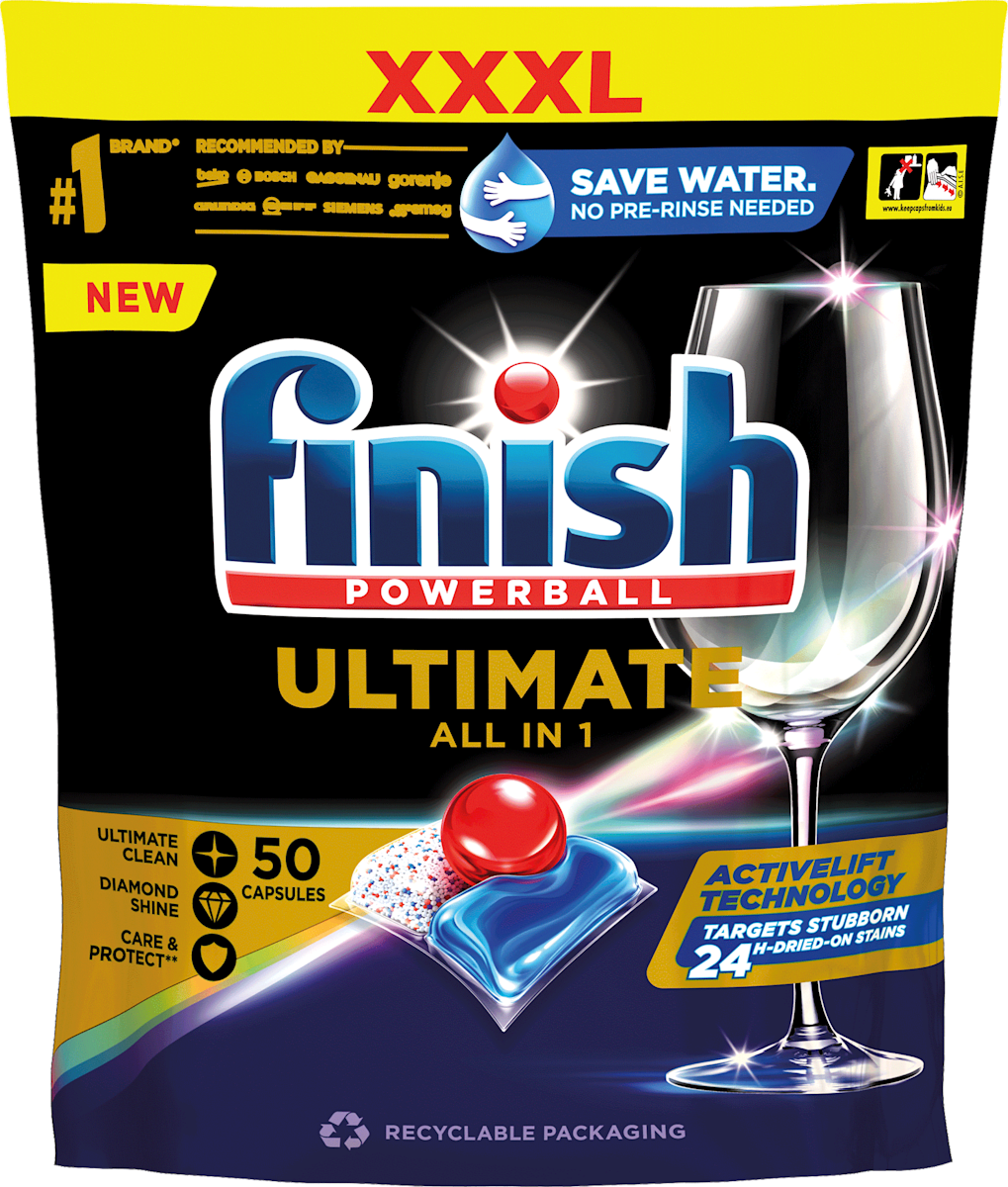 Finish QUANTUM ULTIMATE - tablete za mašinsko pranje posudja, 50 kom ...