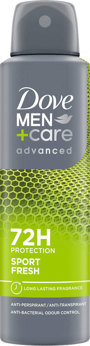 Dove MEN+CARE Deodorante spray uomo Advanced Care Sport Fresh, 150 ml ...