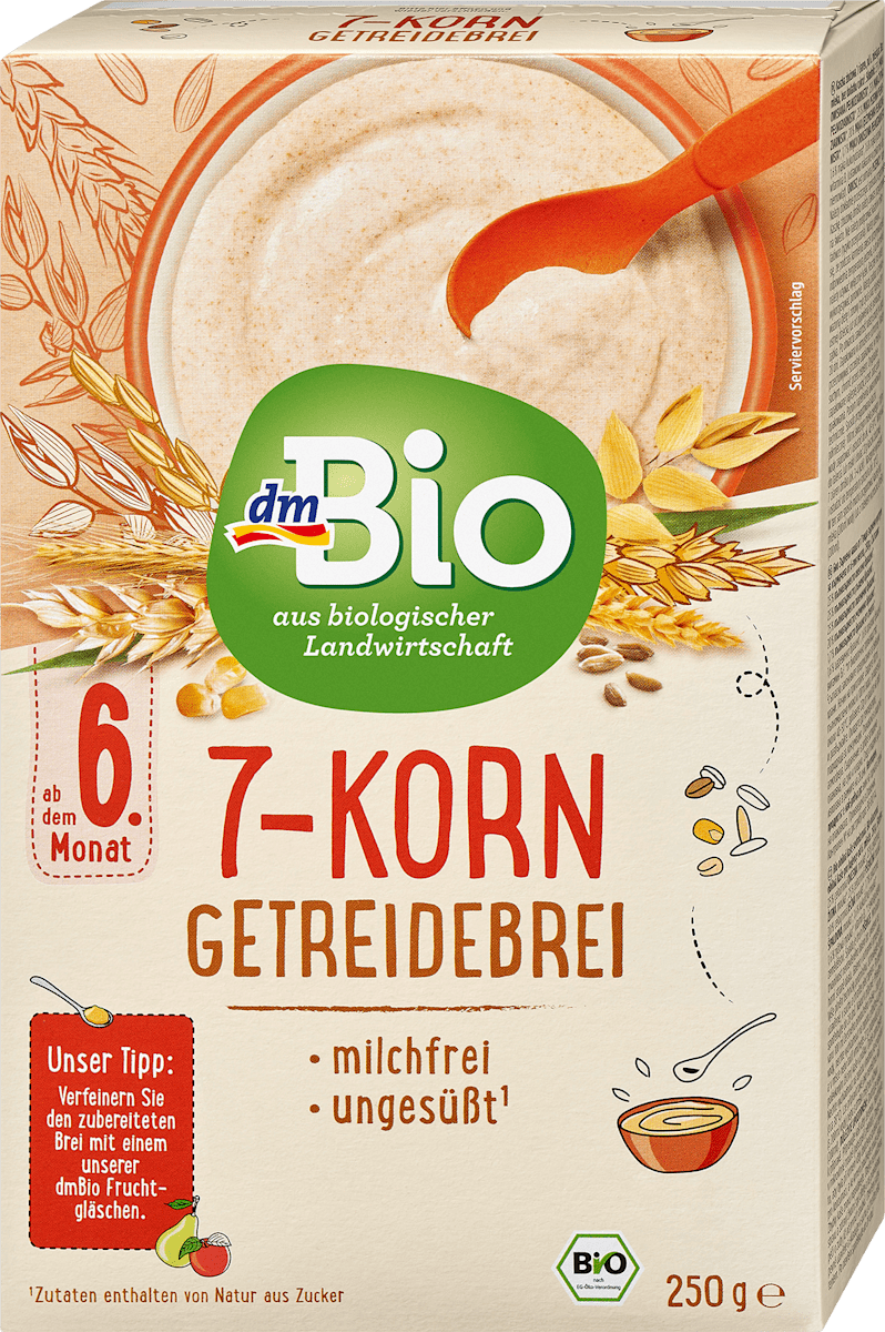 dmBio Kaša od žitarica 7 zrna, 6+ mj., 250 g | dm-drogeriemarkt.ba