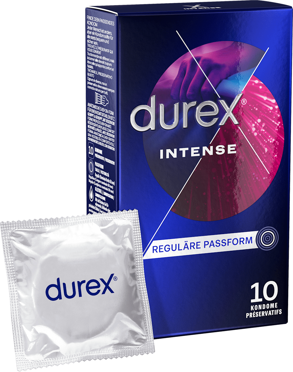 Durex Kondome Intense Orgasmic, Breite 56mm, 10 St dauerhaft günstig ...