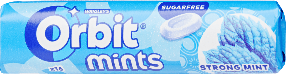 Orbit Bomboni Mints – strong mint, 28 g | dm.hr