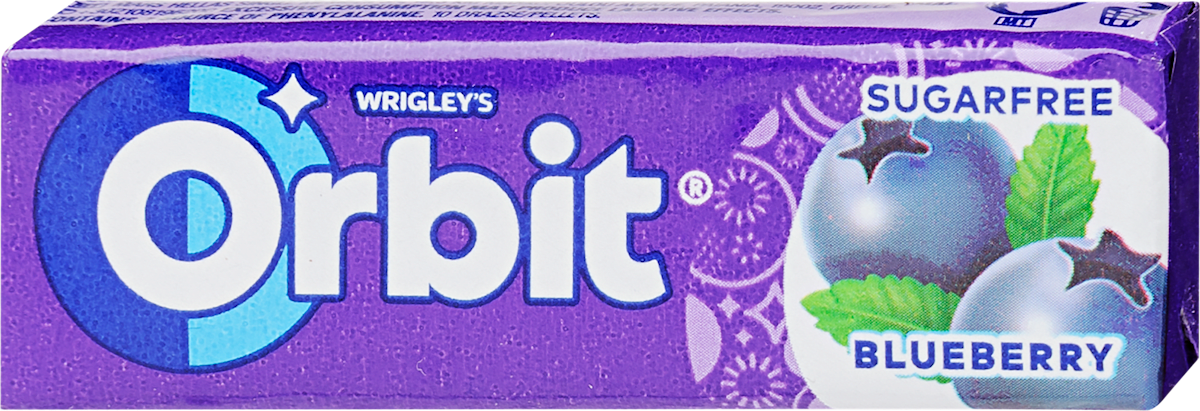 Orbit Rágógumi drazsé fekete áfonya, 10 db | dm.hu