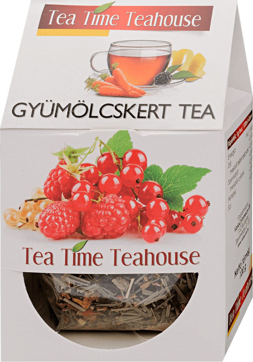 Tea Time Teaház Gyümölcskert tea, 0,1 kg | dm.hu