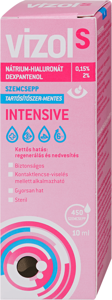 JGL Vizol S Szemcsepp intenzív tartósítószer mentes, 10 ml | dm.hu