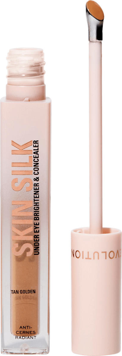 REVOLUTION Concealer Skin Silk Under Eye Brightener Tan Golden, 4 ml ...