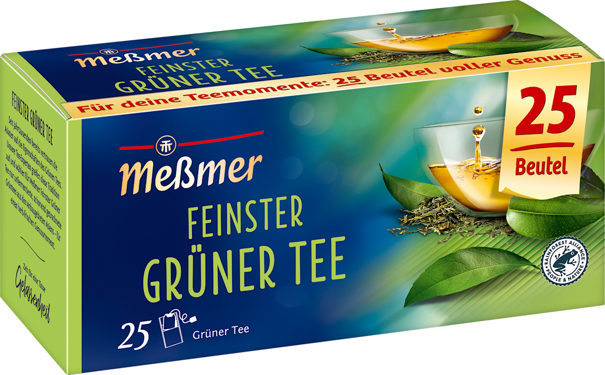 Meßmer Grüner Tee (25 Beutel), 43,75 g dauerhaft günstig online kaufen ...
