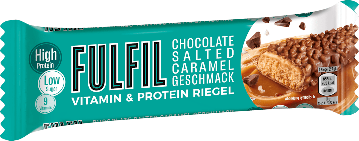 FULFIL Proteinriegel, Chocolate Salted Caramel Geschmack, 55 g ...
