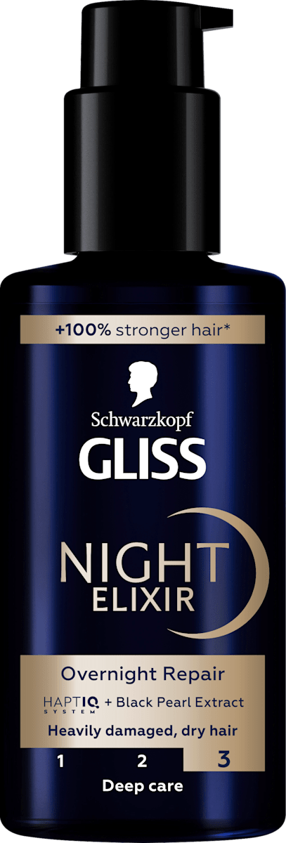 Schwarzkopf GLISS Night elixir pentru păr foarte deteriorat și uscat ...