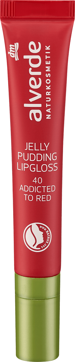 alverde NATURKOSMETIK Szájfény Jelly Pudding, 40 Addicted To Red, 10 ml | dm.hu