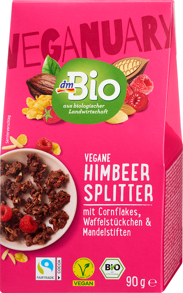 dmBio Vegane Himbeersplitter, 90 g dauerhaft günstig online kaufen | dm.de