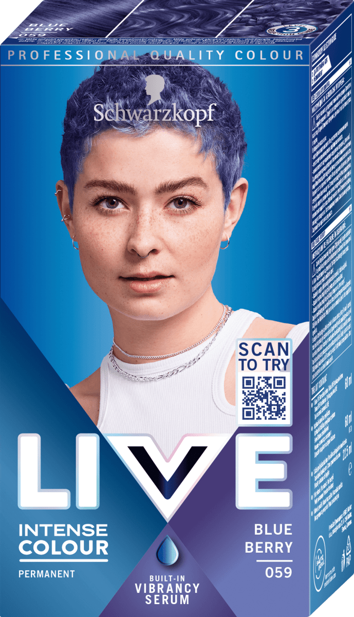 Schwarzkopf LIVE Intense Colour boja za kosu - 059 Blueberry, 1 kom ...