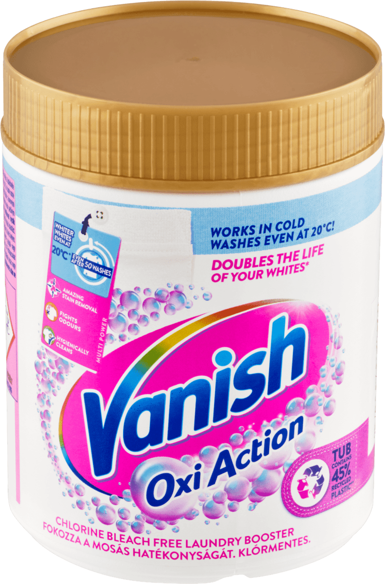 Vanish Oxi Action prášek na bělení a odstranění skvrn Oxi Action, 470 g ...