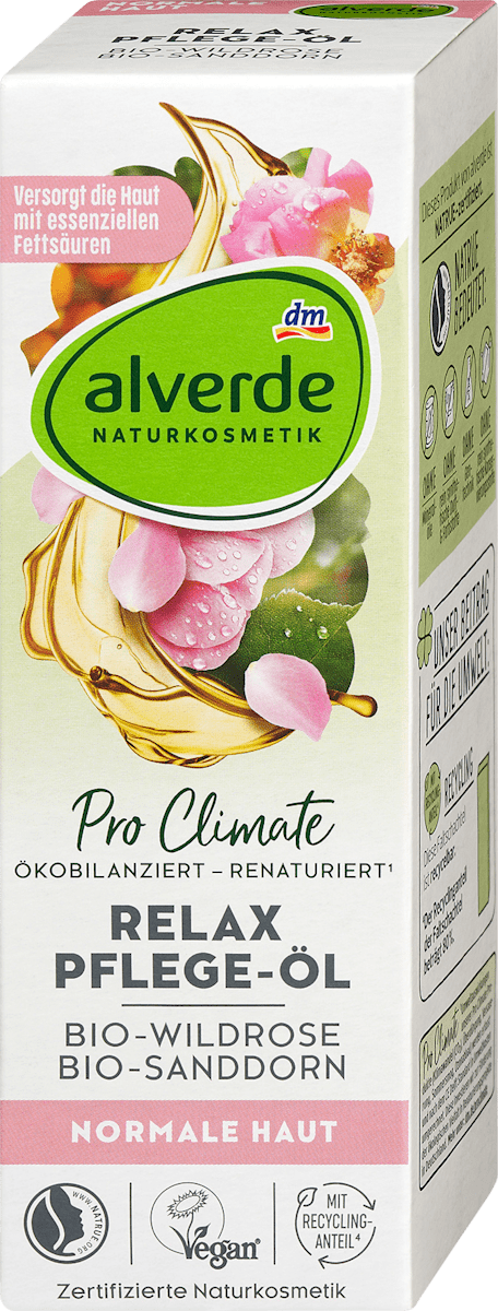 alverde NATURKOSMETIK Pro Climate Relax Pflege-Öl, 100 ml | dm.at