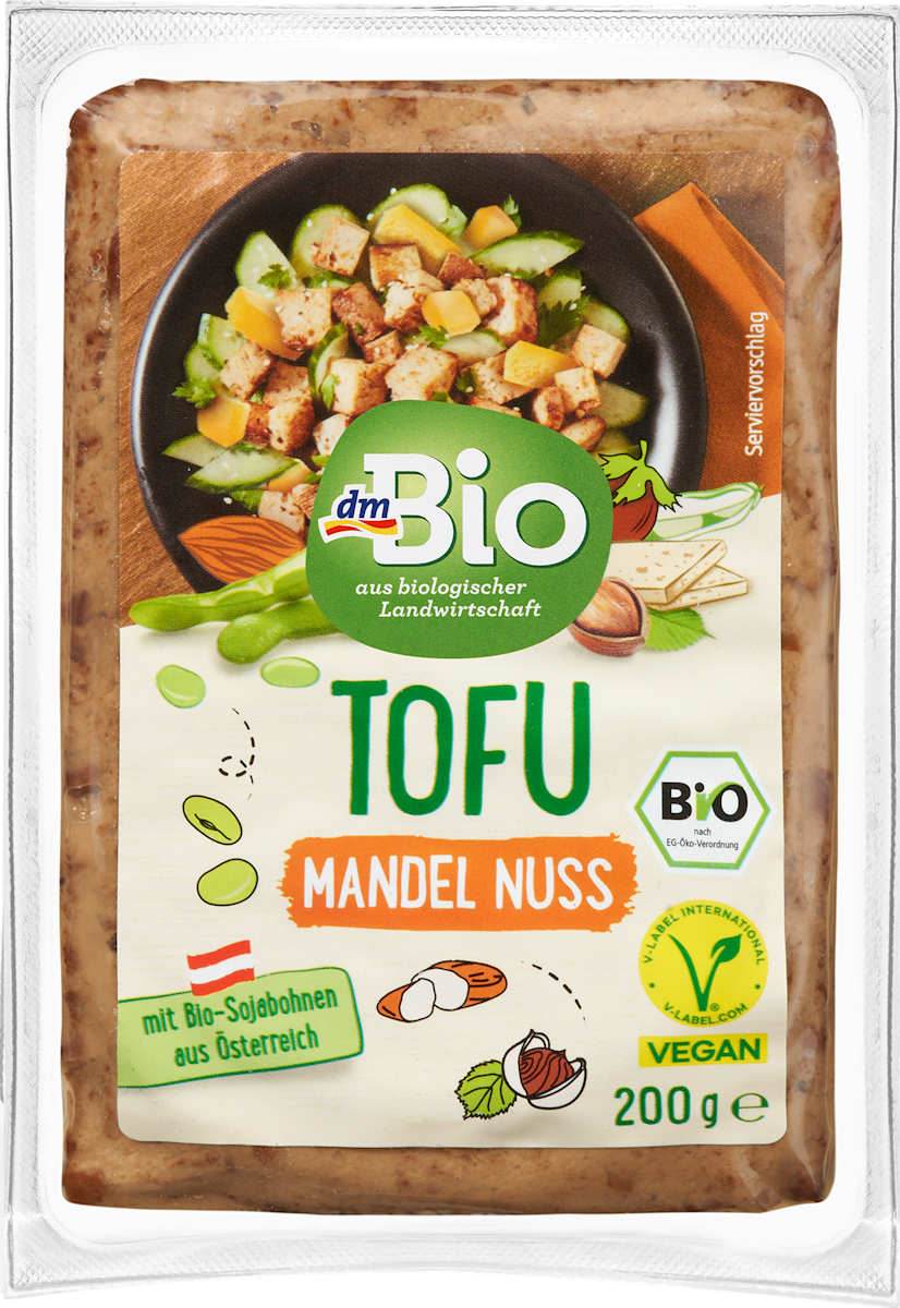 dmBio bio mandlovo-oříškové tofu, 200 g | dm.cz