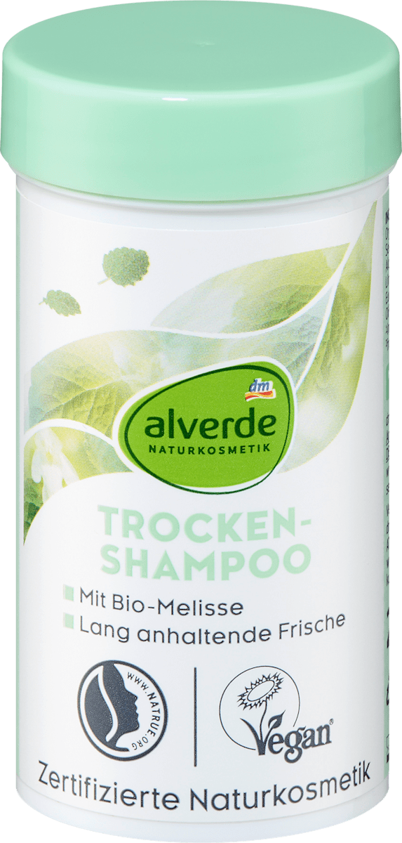 alverde NATURKOSMETIK Trockenshampoo mit Melissen, 20 g dauerhaft ...