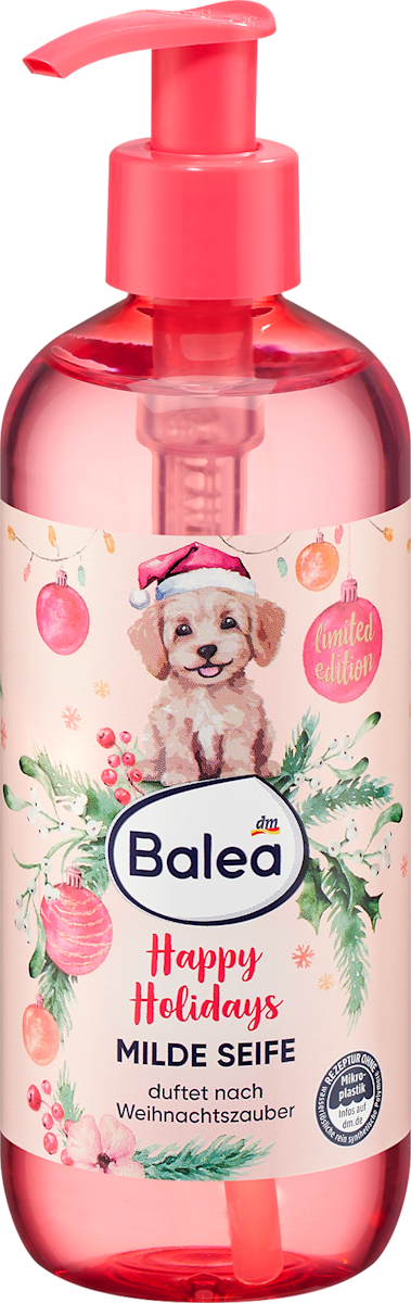 Balea Flüssigseife, milde Seife Happy Holidays, 300 ml dauerhaft ...