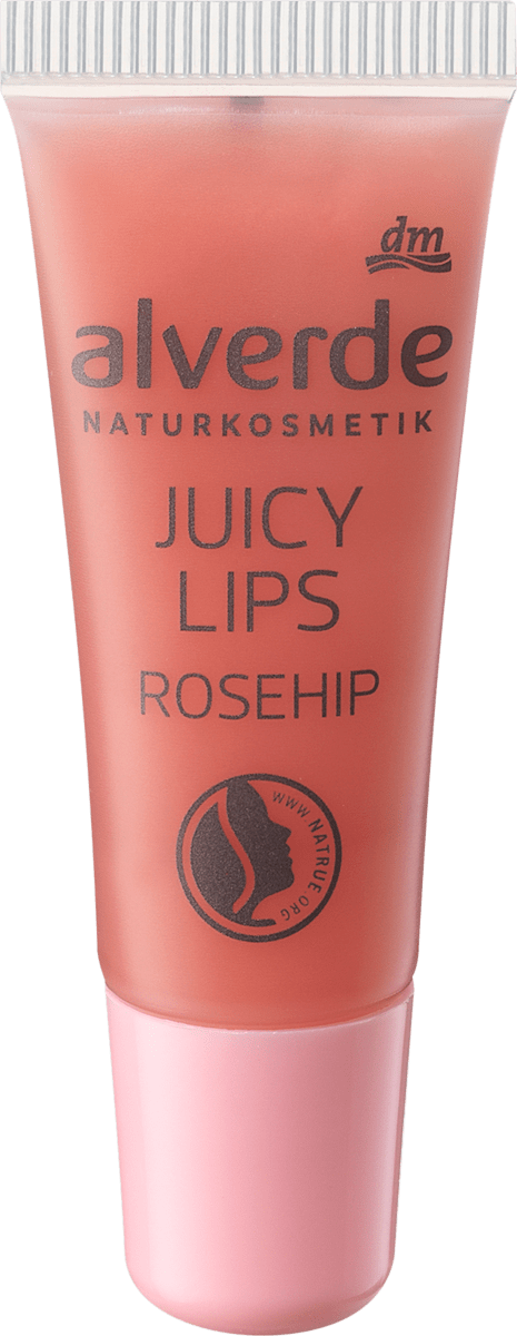 alverde NATURKOSMETIK JUICY LIPS, sjaj za usne, šipak, 8 ml | dm.rs