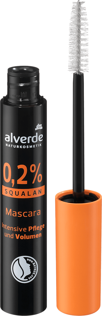 alverde NATURKOSMETIK Maskara za nego in volumen Clean Beauty, 9 ml | dm.si