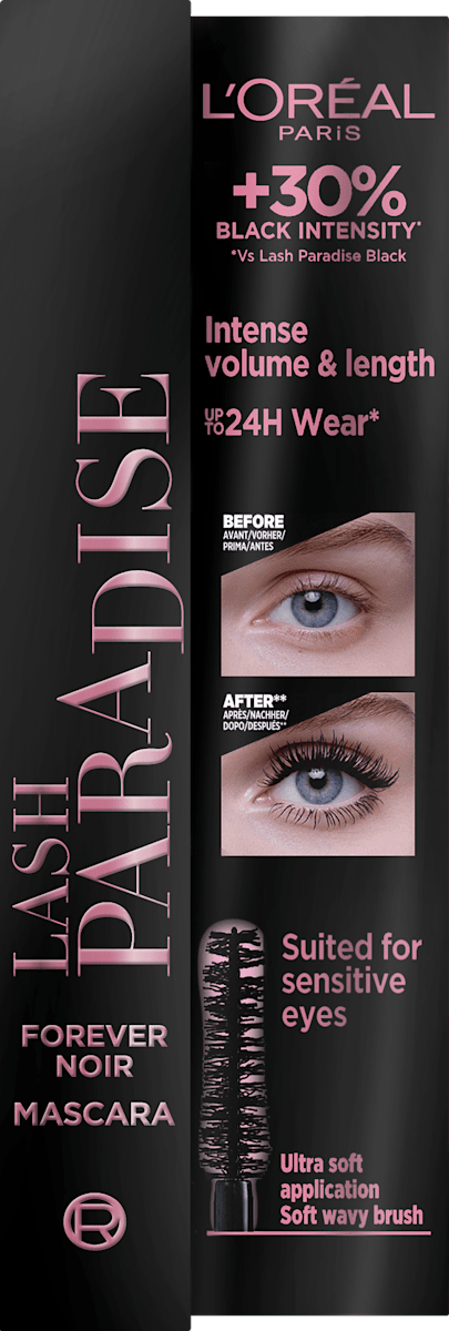 L'ORÉAL PARiS Maskara Lash Paradise Forever Noir, 6,4 ml | dm.si
