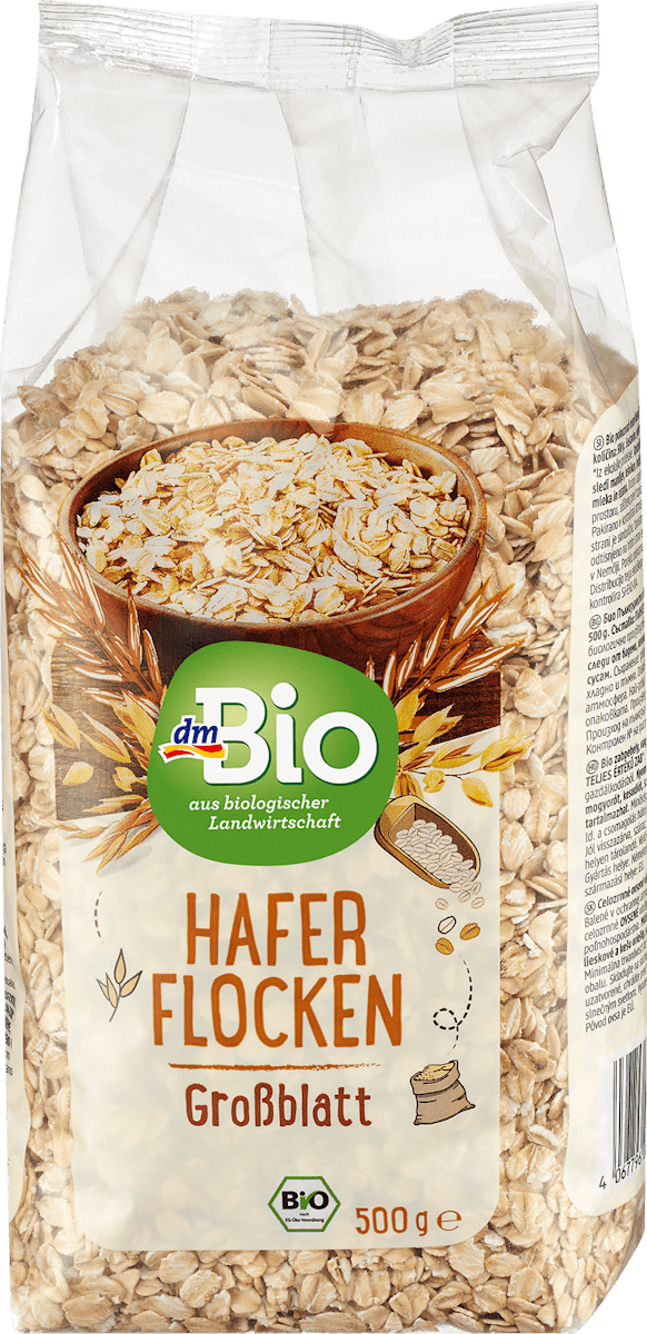 dmBio Ovsene pahuljice - veliki listići, 500 g | dm.rs