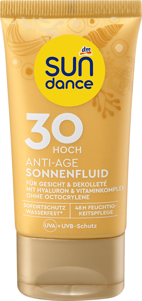 SUNDANCE Sonnenfluid Gesicht Anti Age LSF 30, 50ml, 50 ml dauerhaft ...