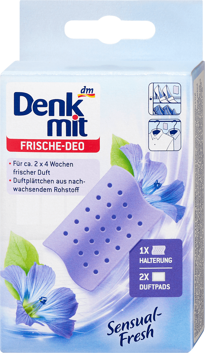 Denkmit Osvježivač za ormare Sensual Fresh, 2 kom. | dm-drogeriemarkt.ba