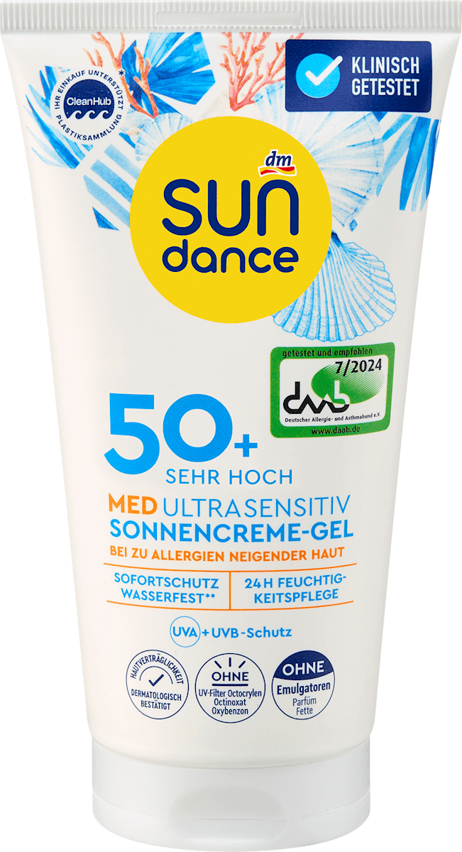 SUNDANCE MED ultra sensitiv gel za sunčanje SPF50+, 150 ml | dm ...