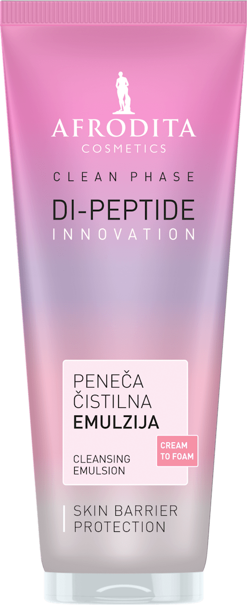 AFRODITA Peneča čistilna emulzija DI-PEPTIDE Clean Phase, 100 ml | dm.si