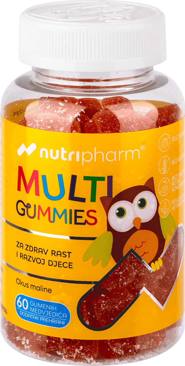 nutripharm Multi gumeni medvjedići, 60 kom. | dm.hr