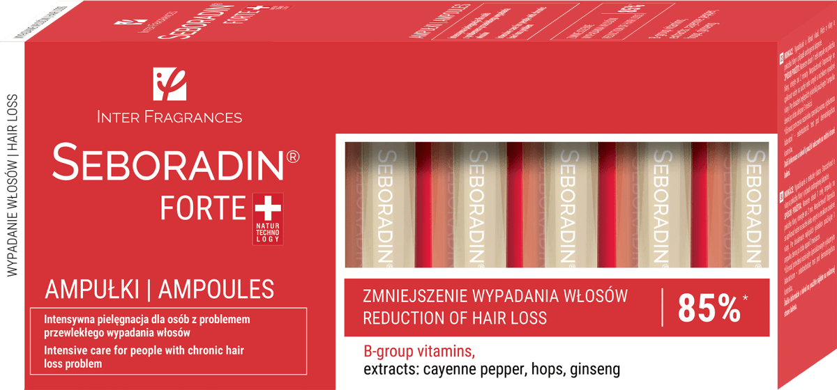 Seboradin Ampułki Forte, 77 ml kupuj w zawsze korzystnych cenach | dm.pl