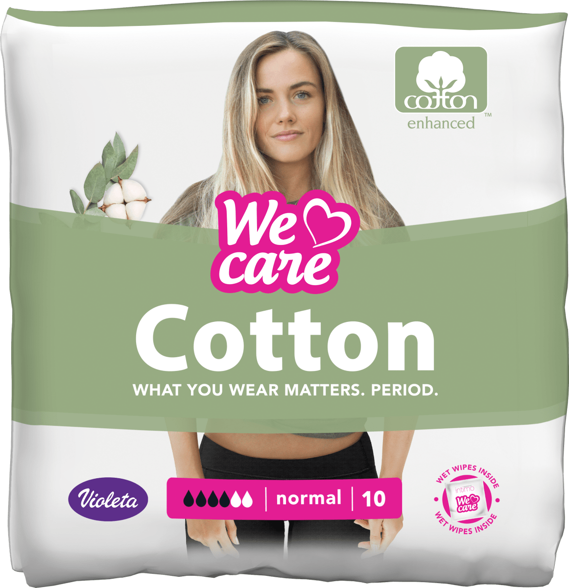 We care Cotton higijenski ulošci normal, 10 kom. | dm.hr