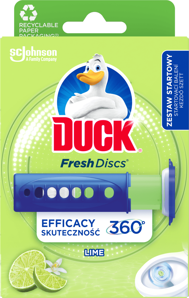 DUCK elowe kr ki urz dzenie Fresh Discs Lime 1 szt. kupuj w zawsze korzystnych cenach dm.pl