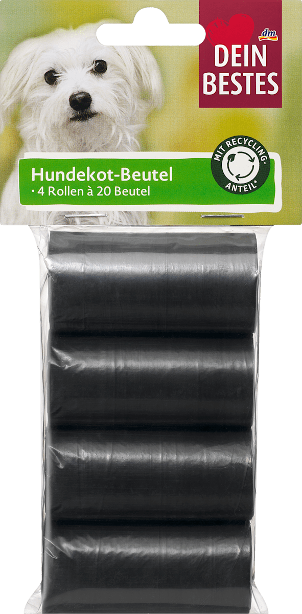 DEIN BESTES Higijenske kesice za pse, 4x20 kom., više vrsta, 80 kom | dm.rs