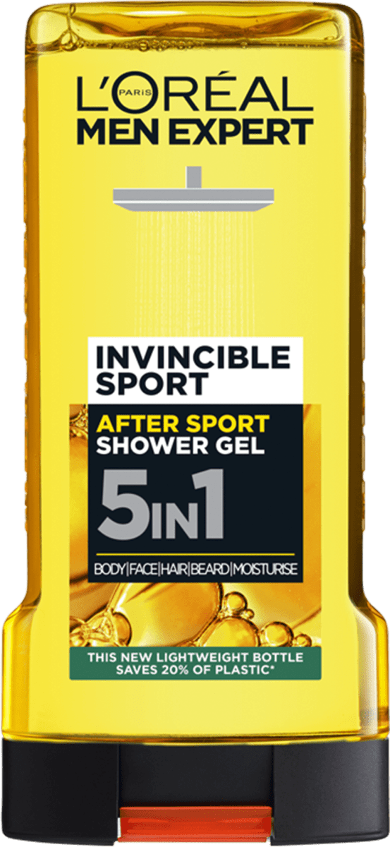 L'ORÉAL PARiS MEN EXPERT INVICIBLE SPORT 5IN1 gel za tuširanje, 300 ml | dm.rs
