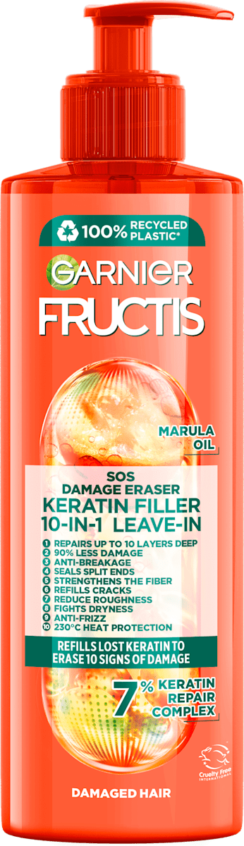 GARNIER FRUCTIS SOS DAMAGE ERASER KERATIN FILER 10-IN1 Krema za kosu ...