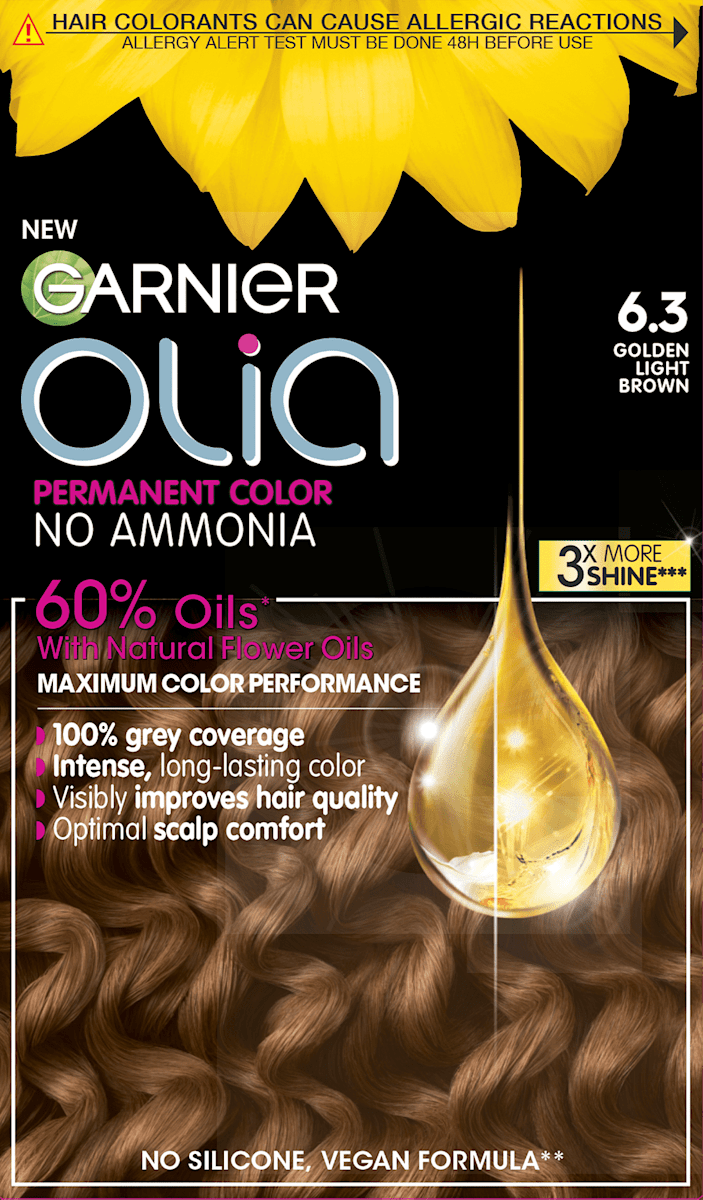 GARNIER olia Olia 6.3 GOLDEN LIGHT BROWN boja za kosu, 1 kom | dm.rs