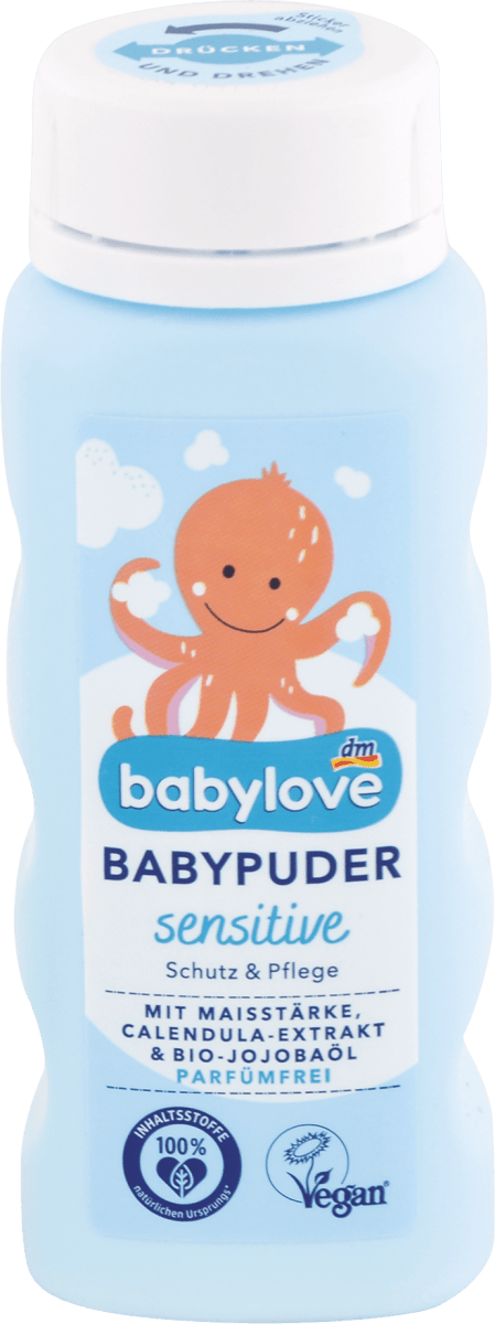 babylove Sensitive baby puder, 100 g | dm.rs