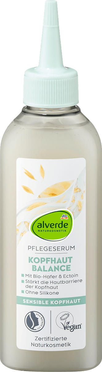 alverde NATURKOSMETIK Haarserum Kopfhaut Balance, 150 ml dauerhaft ...