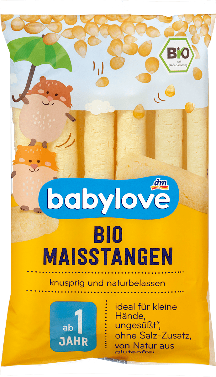 babylove Kindersnack Maisstangen, ab 1 Jahr, 30 g dauerhaft günstig ...