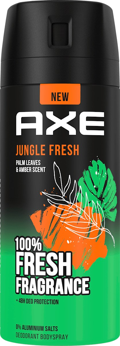 AXE Bodyspray Jungle Fresh Palm Leaves & Amber Scent, 150 ml dauerhaft ...